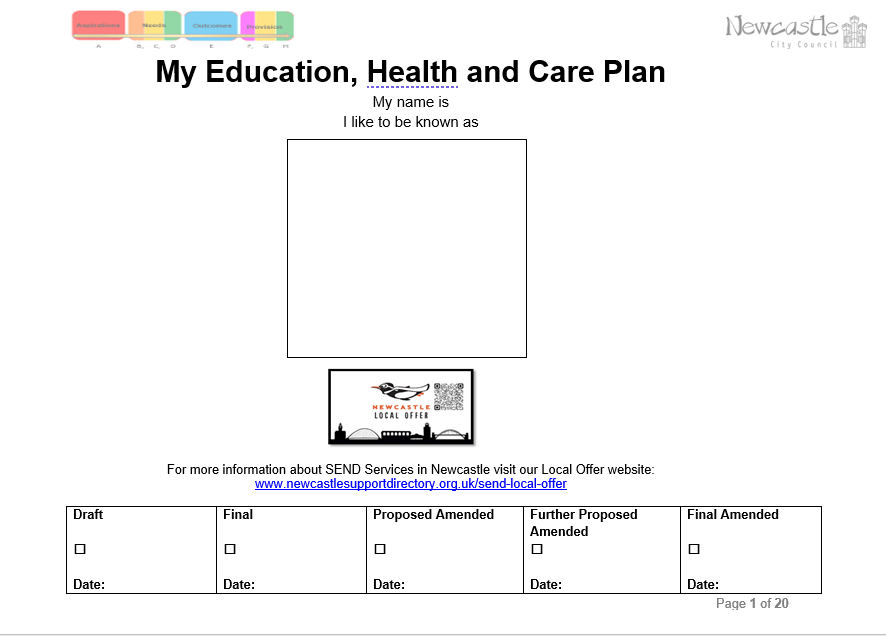 Requesting a new Education, Health and Care Plan